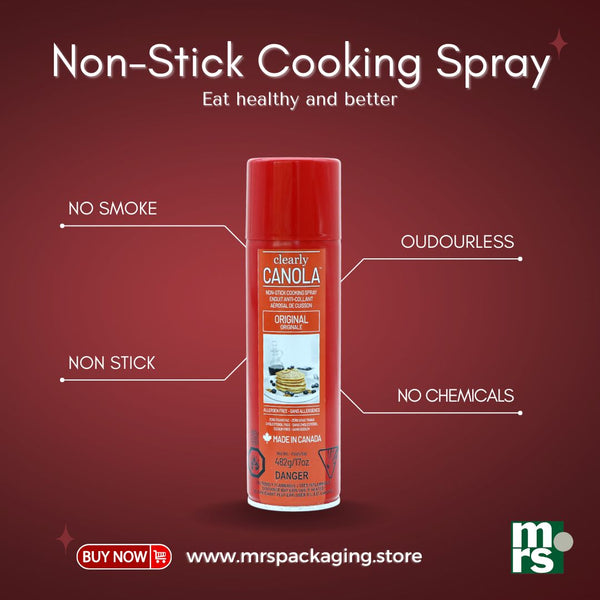 Clearly Canola Non-Stick Cooking Spray - MRS Packaging Store